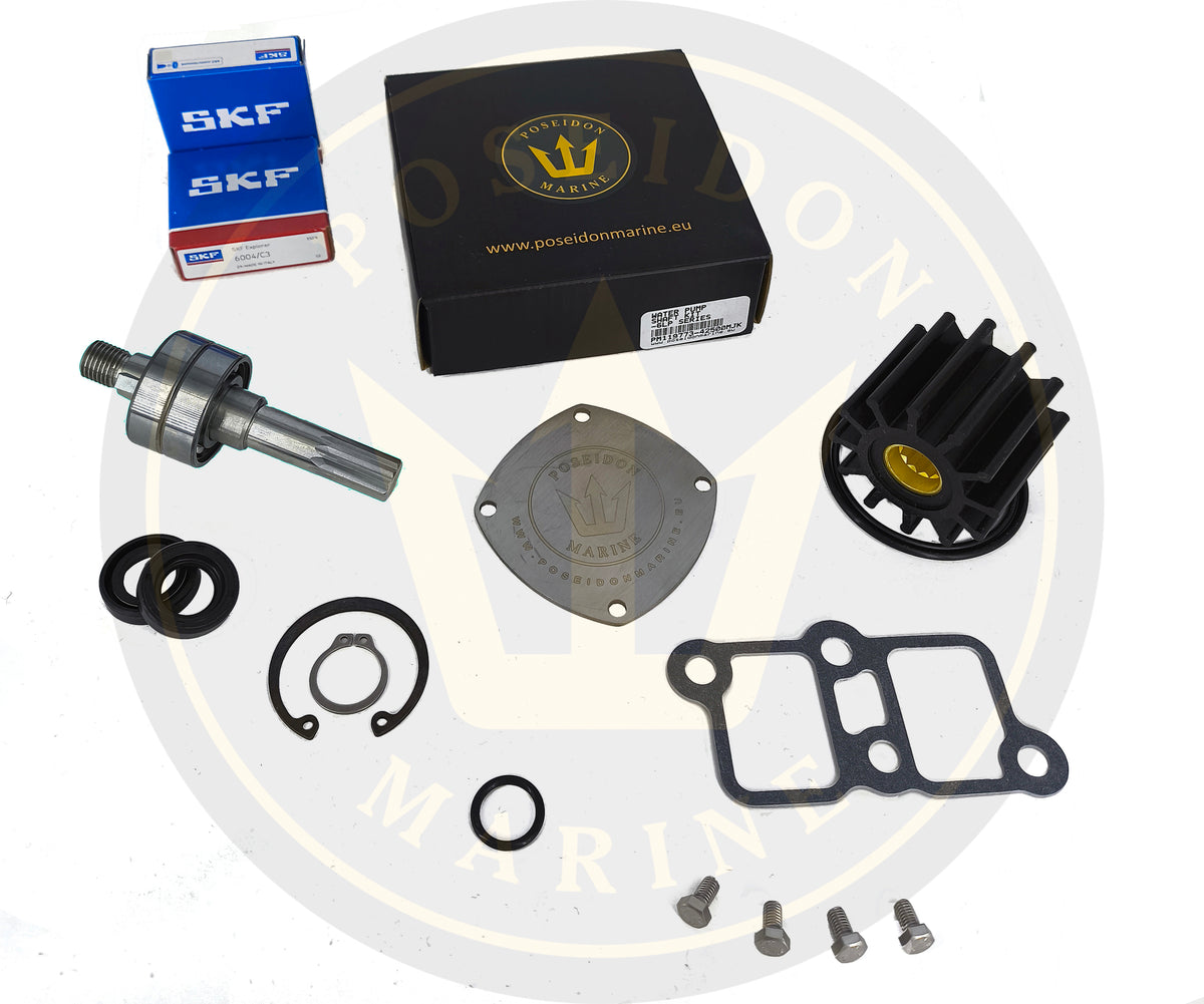 PoseidonMarine® Yanmar 6LP water pump shaft kit 119773-42500 10-24493 ...