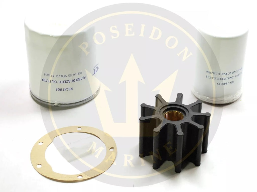 Recmar® Service kit Volvo Penta AQAD40A AQAD40B 471034 3840335 21951360 ...