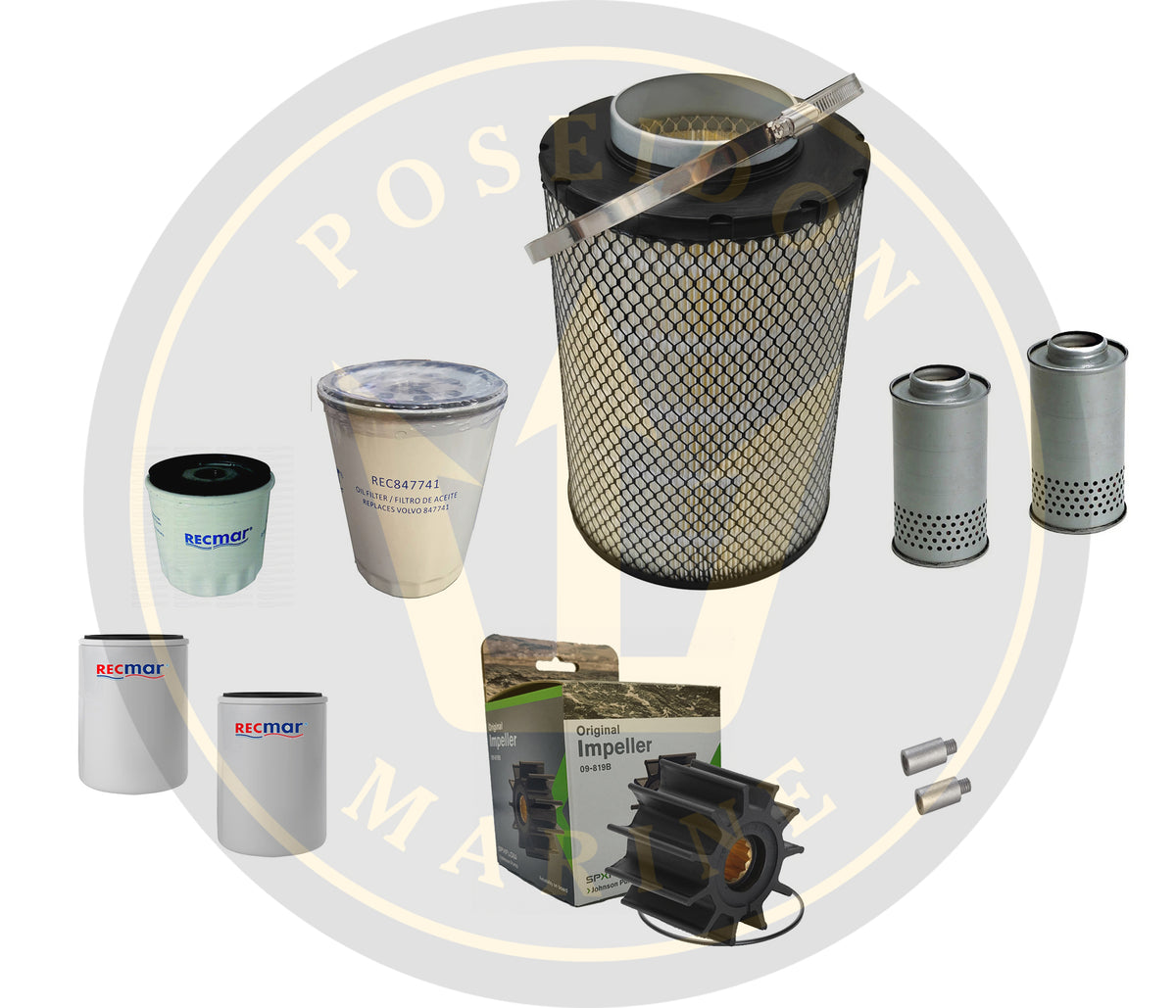 Recmar® Service kit Volvo Penta TAMD73 74 75 847741 3838952 - Price: € ...