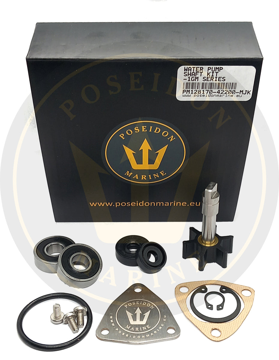 PoseidonMarine® Water pump shaft kit Yanmar 1GM 1GM10 pump 128170-42200 ...