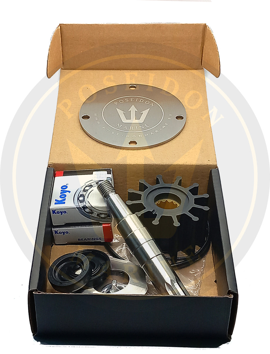 PoseidonMarine® Water pump shaft kit Volvo Penta D2-55 D2-75 3583089 ...