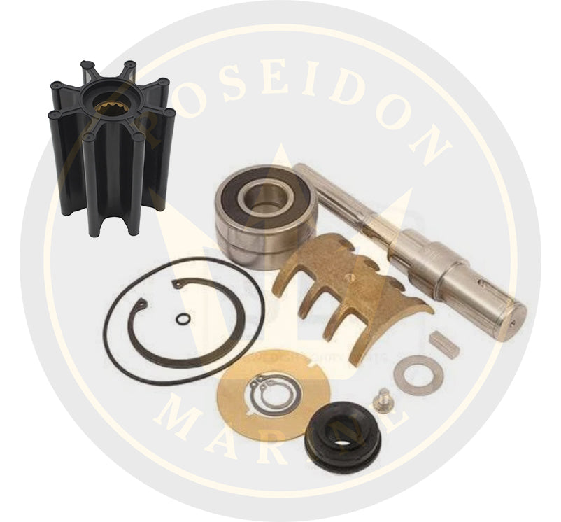Poseidon Marine® Sea water pump shaft kit Volvo Penta D6 pump 3589907 ...