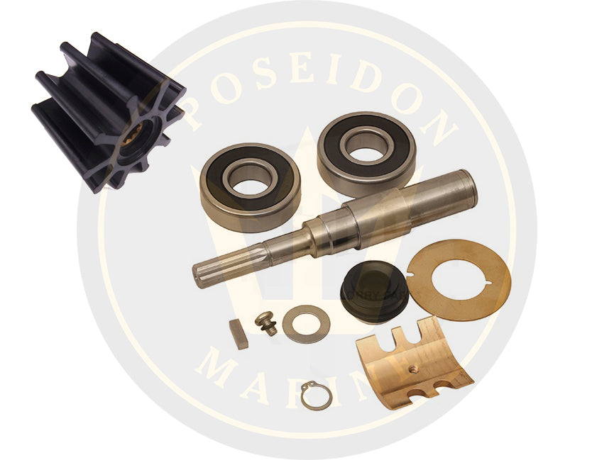 Poseidon Marine® Sea water pump shaft kit Volvo Penta D4 pump 3584062 ...