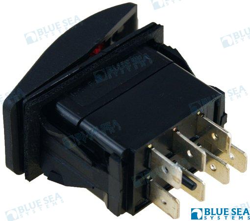 Switch DPDT On-Off-On Black - Price: €37,00