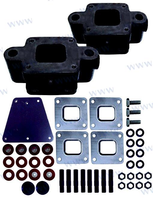 Spacer Kit 3" for MerCruiser 4.3L, 5.0L, 5.7L, 6.2L with dry-joint system - Price: €999,90