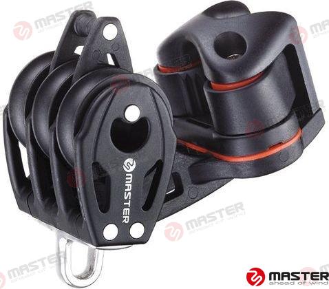 Triple Beckett Block Angle Fairlead Cleat - Price: €114,90